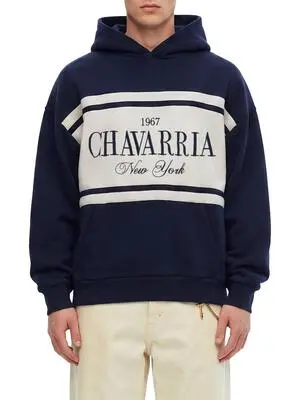 WILLY CHAVARRIA Hoodie With Logo - Blue