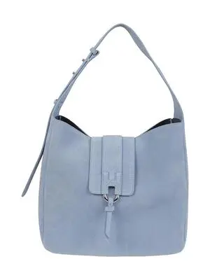 Hogan Hogan Suede Hobo Bag Blue