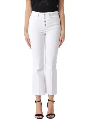 Liu Jo Button Detailed Jeans - White