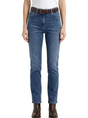 Brunello Cucinelli Skinny Fit High-waisted Jeans - Denim
