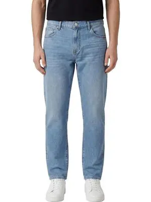 AMISH SUPPLIES James Straight Cotton Denim Jeans - Blue