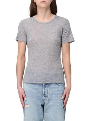 ANINE BING Anine Bing Sylvie Wool Blend T-Shirt Grey