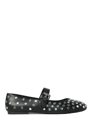 Karl Lagerfeld Embellished Ballet Flats - Silver