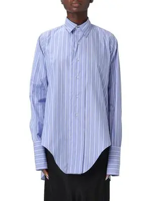 MAISON MARGIELA Striped Shirt - Blue