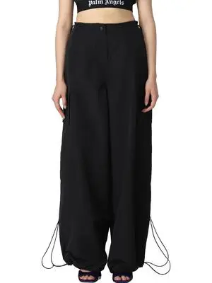 Palm Angels Cargo Trousers - Black