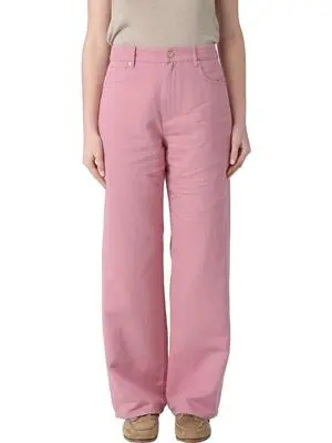 Max Mara Cotton And Linen Trousers - Peony