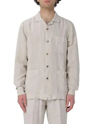 Boglioli Basic Linen Shirt - Beige