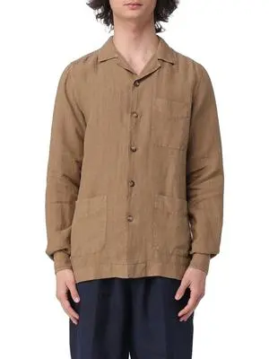Boglioli Basic Linen Shirt - Mud