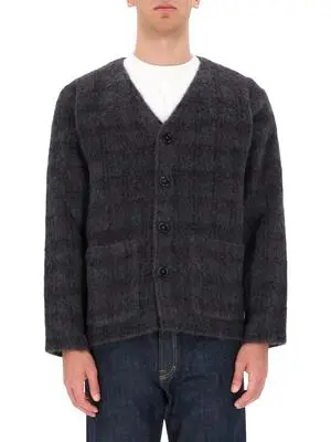 Our Legacy Tartan Wool Blend Cardigan - Grey