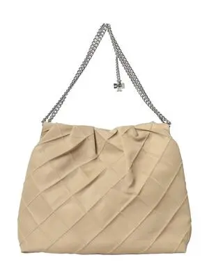 Tory Burch Fleming Quilted Nylon Shoulder Bag - Beige