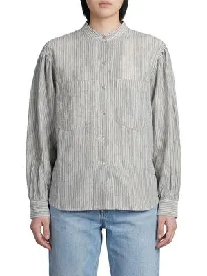 Isabel Marant Étoile Striped Cotton Shirt - Gnawed Blue