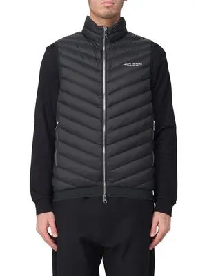 Armani Exchange Quilted Waistcoat - Blue