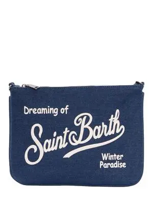 MC2 SAINT BARTH Embroidered Mini Bag - Blue