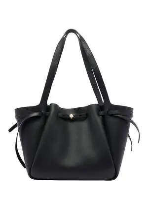 Tory Burch Romy Grained Leather Shoulder Bag - Black