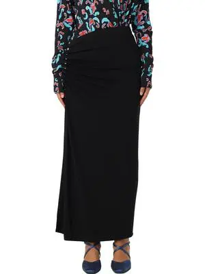 Rabanne Gathered Detail Skirt - Black