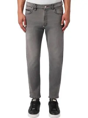 Philipp Plein Washed Denim Jeans - Grey