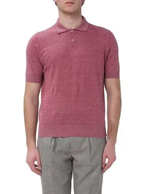Brunello Cucinelli Knitted Polo Shirt - Pink