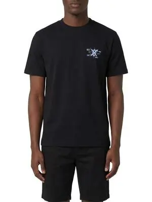 DAILY PAPER Printed Cotton T-shirt - Black