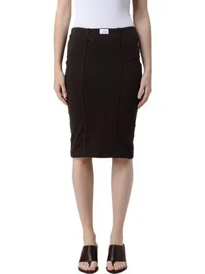 MAGLIANO Stretch Jersey Midi Skirt - Brown