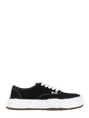 Mihara Yasuhiro Eric Low-top Canvas Platform Sneakers - Black