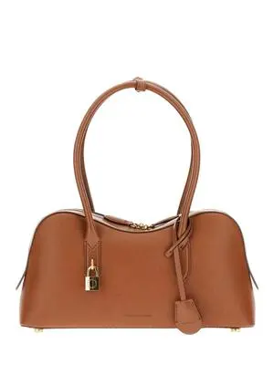 Stella McCartney Leather Shoulder Bag - Brown
