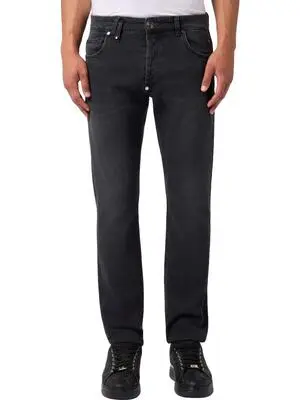Philipp Plein Philipp Plein Slim Fit Stretch Denim Jeans Grey