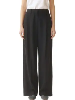 Fabiana Filippi Wide-leg Viscose Blend Trousers - Blue