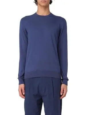 PAOLO PECORA Silk And Cotton Blend Crewneck Sweater - Blue 1
