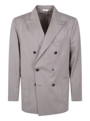 Boglioli Double Breasted Blazer - Ecru