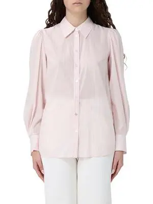 TWINSET Cotton Shirt With Lace Inserts - Multicolor