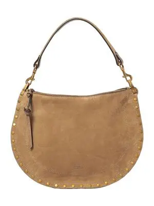 Isabel Marant Étoile Isabel Marant Oskan Studded Suede Hobo Bag Brown