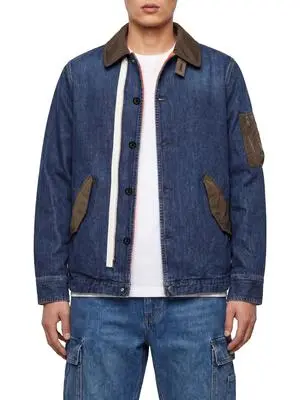 Sacai Denim Trucker Jacket - Blue
