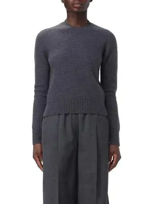 JIL SANDER Ribbed Crew Neck Pullover - Grey