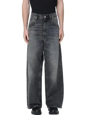 SUNFLOWER Wash Wide Leg Jeans - Black
