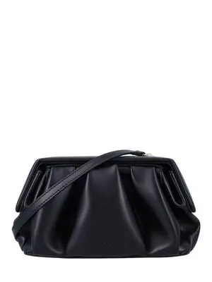 THEMOIRE Afrodite Vegan Leather Clutch - Black