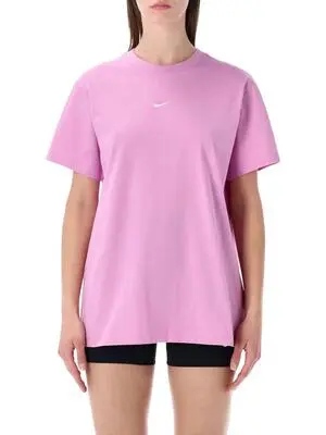 Nike Cotton T-shirt With Logo - Fuchsia