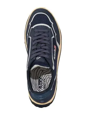 AUTRY Autry Wildpace Low Suede And Mesh Trainers Blue
