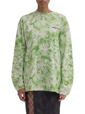 MARGHERITA MACCAPANI Long Sleeve Printed T-shirt - White