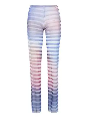JEAN PAUL GAULTIER Striped Trousers - Indigo