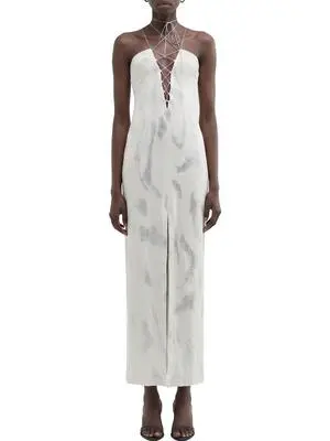 MARGHERITA MACCAPANI Iris Midi Dress - Silver