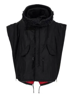 Junya Watanabe Hooded Cape - Black