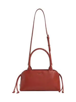 TWINSET Twinset Faux Leather Rounded Bag Brown