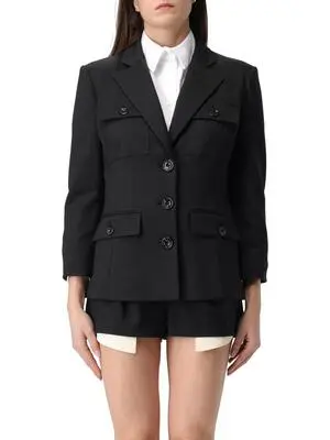 Elisabetta Franchi Tailored Blazer - Black