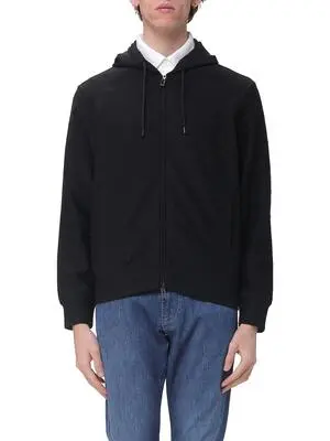 Emporio Armani Cotton Blend Hoodie - Black
