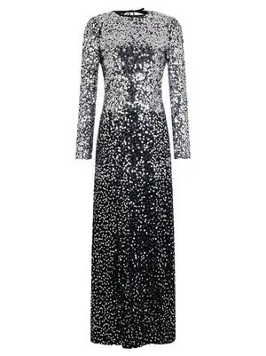 Rabanne Sequined Maxi Dress - Black