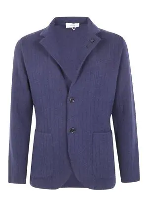 LARDINI Tailored Blazer - Blue
