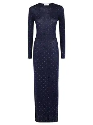 Rabanne Embellished Maxi Dress - Blue