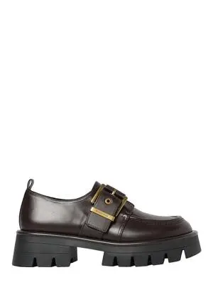 Michael Kors Buckled Loafers - Brown