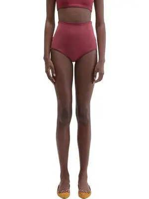MARGHERITA MACCAPANI Stretch Jersey Culotte Shorts - Red