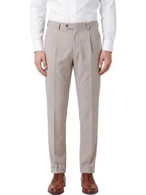 MYTHS Sartorial Wool Trousers - Brown